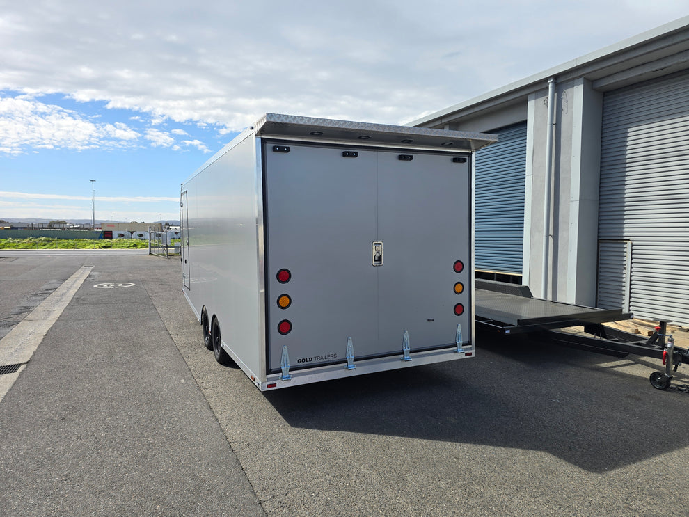 Gold Premium Enclosed Car Carrier – Gold Trailers