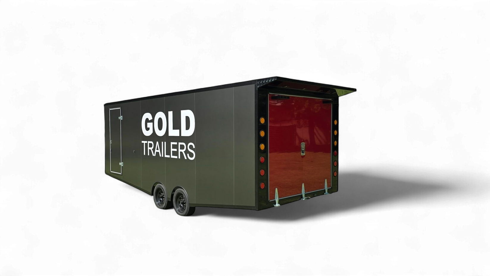 Gold Premium Enclosed Car Carrier – Gold Trailers
